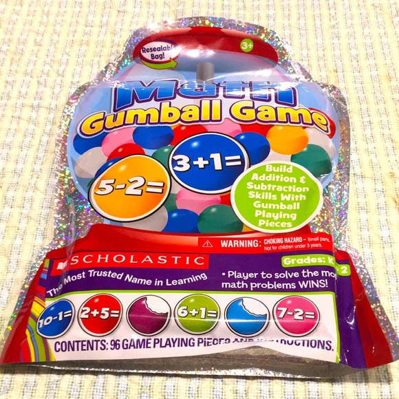 Scholastic | Toys | Math Scholastic Gumball Game New Grades K2 Above ...